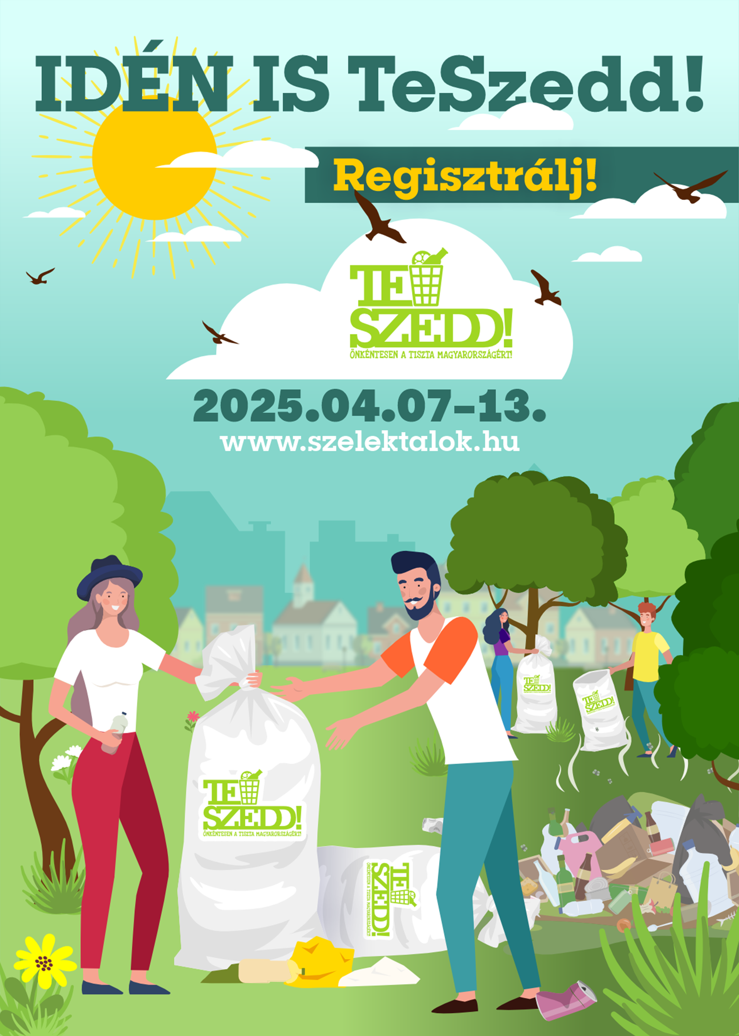 TeSzedd! 2025 - Várjuk önkéntesek csatlakozását hulladékszedési ...